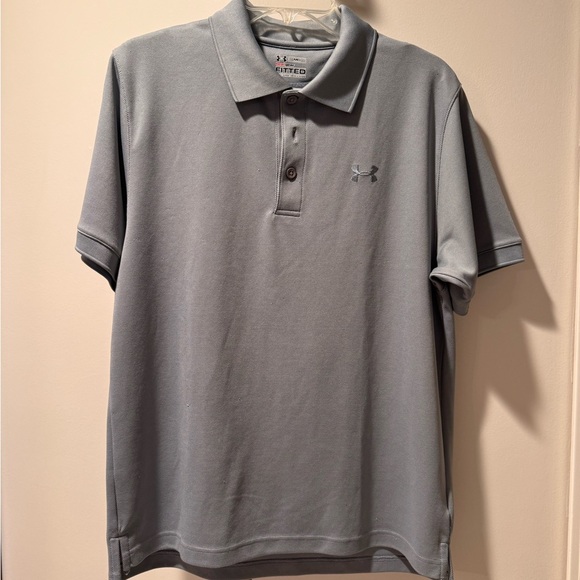 Under Armour | Shirts | Under Armour Medium Gray Polo 3 Button3 | Poshmark